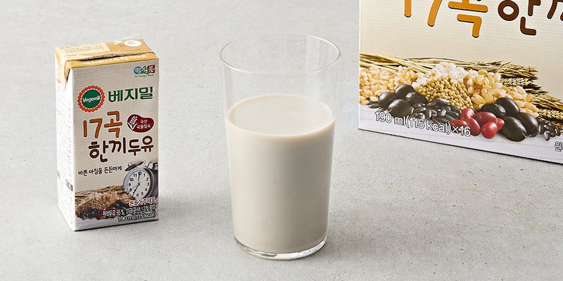 [베지밀] 17곡 한끼두유 190ml*16팩 - 마켓컬리